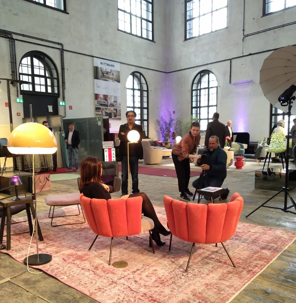 Monica Armani: Gaia Lounge for KFF, seating designed by Monica Armani